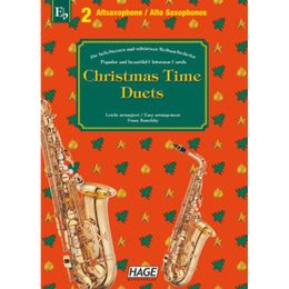 Christmas Time Duets für 2 Altsaxophone, Geheftet