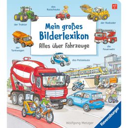 RAVENSBURGER VERLAG Mein großes Bilderlexikon: Alles über Fahrzeuge - Susanne Gernhäuser, Pappband