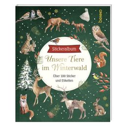 Stickeralbum »Unsere Tiere im Winterwald«, Kartoniert (TB)