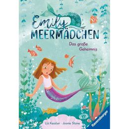 RAVENSBURGER VERLAG Emily Meermädchen - Das große Geheimnis (ein Meerjungfrauen-Erstlesebuch für Kinder ab 6 Jahren) - Liz Kessler, Gebunden