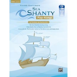 Alfred Music Publishing Sea Shanty Play-Alongs for Trombone, opt. Baritone B.C. - Vahid Matejko, Geheftet