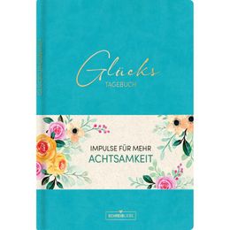 Korsch Glückstagebuch Soft Touch Aquamarin, vegan