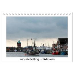 Nordseefeeling - Cuxhaven (Tischkalender 2024 DIN A5 quer), Calvendo Monatskalender