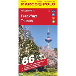 MARCO POLO Freizeitkarte 27 Frankfurt, Taunus 1:100.000, Karte (im Sinne von Landkarte)