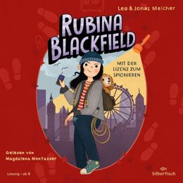 Silberfisch Rubina Blackfield - 1 - Mit der Lizenz zum Spionieren - Lea Melcher, Jonas Melcher (Hörbuch)