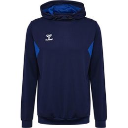 Hummel Sportsweatshirt 'Authentic PL' Herren Gr&ouml;&szlig;e L blau / marine / wei&szlig;