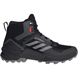 Adidas SWIFT R3 MID Wanderschuhe Herren in cblack-grethr-solred