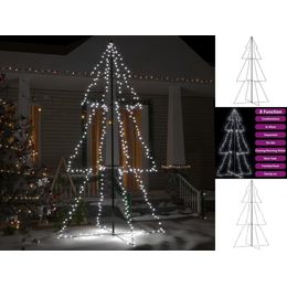 vidaXL Künstlicher Weihnachtsbaum Weihnachtskegelbaum 300 LEDs Indoor Outdoor 120x220 cm