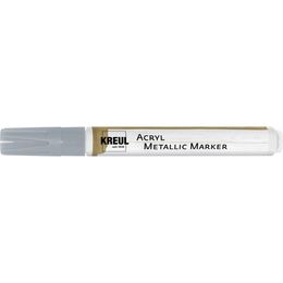 Kreul Acrylfarbe Kreul Acryl Metallic Marker Medium silber