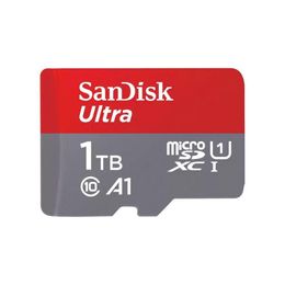 Sandisk Ultra microSDXC 1TB Mobile + SD Adapter 150MB/s A1 Class 10 UHS-I Speicherkarte