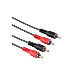 Hama 5m Cinch-Kabel Audio Anschlusskabel Audio-Kabel