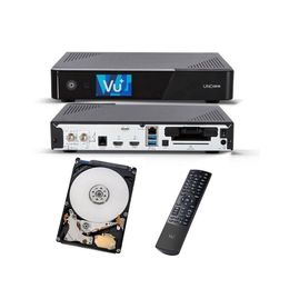 Vu+ Uno 4K SE DVB-S2 FBC Sat Receiver Twin Linux UHD 1 TB HDD Festplatte SAT-Receiver