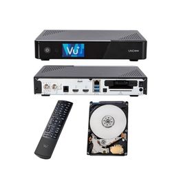 Vu+ Uno 4K SE 1x DVB-C FBC Receiver Linux UHD 2160P mit HDD 2TB Festplatte SAT-Receiver