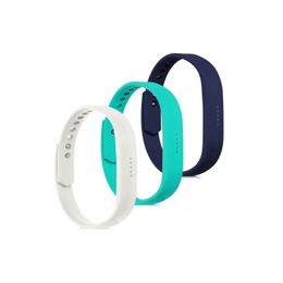 kwmobile Uhrenarmband 3x Band für Fitbit Flex 2