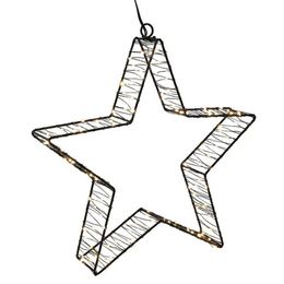 Spetebo Dekostern LED Weihnachtsstern aus Metall