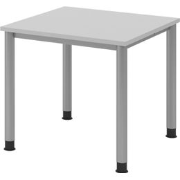 bümö bümö Schreibtisch Schreibtisch Serie-H Gestell: Silber