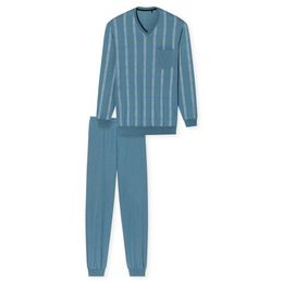 Schiesser Pyjama Schlafanzug lang