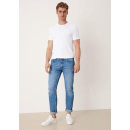 s.Oliver Stoffhose Jeans York / Regular Fit / Mid Rise / Straight Leg Waschung