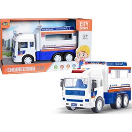 Diakakis Spielzeug-Polizei LKW Lastwagen Leitstelle mit Licht Sound Musik
