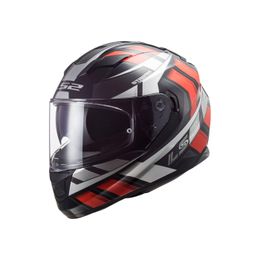 LS2 Motorradhelm LS2 FF320 Stream Evo Loop schwarz / rot XL