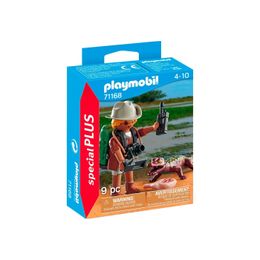 Playmobil® Konstruktionsspielsteine specialPLUS Forscher mit jungem Kaiman