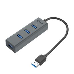 i-tec USB-Verteiler USB 3.0 Metal Passive HUB 4 Port ohne Netzadapter