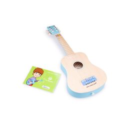 New Classic Toys® Kindergitarre Gitarre NATUR/BLAU Kindergitarre