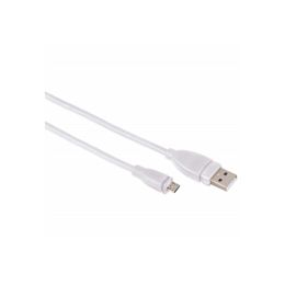 Hama 3m USB-Kabel Micro-B-Stecker Typ Micro-USB Weiß USB-Kabel