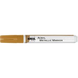 Kreul Flachpinsel Kreul Acryl Metallic Marker Medium gold