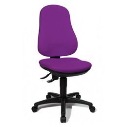 Topstar Drehstuhl Hochwertiger Drehstuhl violett lila Bürostuhl ergonomische Form