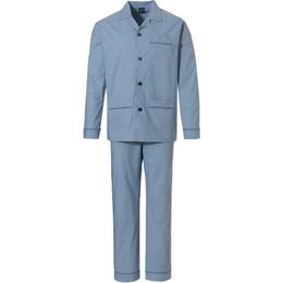 Robson Pyjama Herren Schlafanzug geknöpft (2 tlg) Auch in großen Größen Baumwolle