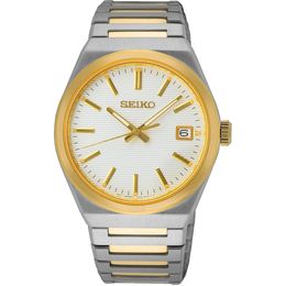 Quarzuhr Seiko "SUR558P1" Armbanduhren goldfarben (silbergoldfarben) Herren Quarzuhren