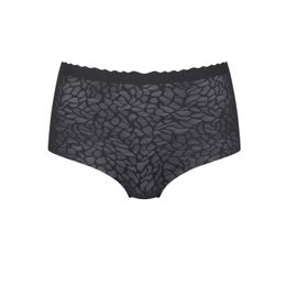 Sloggi - Hochgeschnittener Miederslip - Black XS - Sloggi Zero Feel Lace - Unterwäsche für Frauen