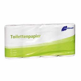 Meditrade® Toilettenpapier 2-lagig, 8 Rollen