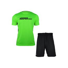 KEEPERsport Trainingsanzug Herren Größe XXL limette / schwarz