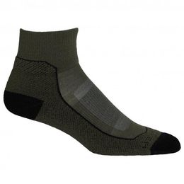 Icebreaker - Hike+ Light Mini - Wandersocken Unisex S | EU 39-41,5 schwarz/oliv