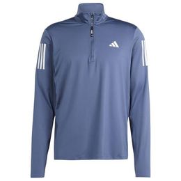 Adidas - Own The Run Half Zip - Laufshirt Gr S blau