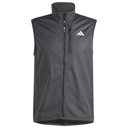 Adidas - Own The Run Vest - Laufweste Gr S - Regular grau