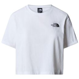 The North Face - Women's Cropped Simple Dome Tee - T-Shirt Gr XS weiß