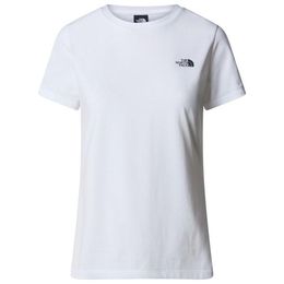 The North Face - Women's S/S Simple Dome Tee - T-Shirt Gr XS weiß