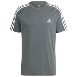 Adidas - 3-Stripes SJ Tee - T-Shirt Gr M grau