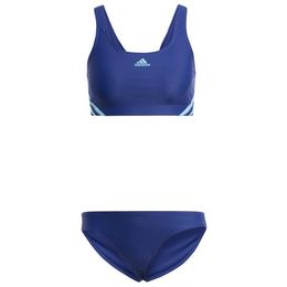 Adidas - Women's 3-Stripes Sporty Bikini Gr 32 blau
