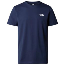 The North Face - S/S Simple Dome Tee - T-Shirt Gr S blau