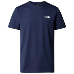 The North Face - S/S Simple Dome Tee - T-Shirt Gr XL blau