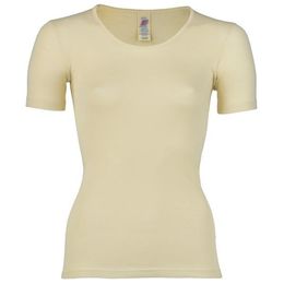 Engel - Women's Kurzarm Shirt - Merinounterwäsche Gr 46/48 beige