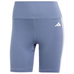 Adidas - Women's TE 3 Stripes Short Tight - Lauftights Gr XS blau
