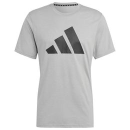 Adidas - Training-Essentials FR Logo Tee - Funktionsshirt Gr S grau