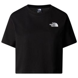 The North Face - Women's Cropped Simple Dome Tee - T-Shirt Gr XS schwarz