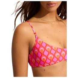 Seafolly - Women's Birds Of Paradise Bralette - Bikini-Top Gr 34 rosa