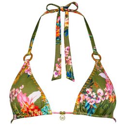 watercult - Women's Sunset Florals Bikini Top 7086 - Bikini-Top Gr 36 bunt